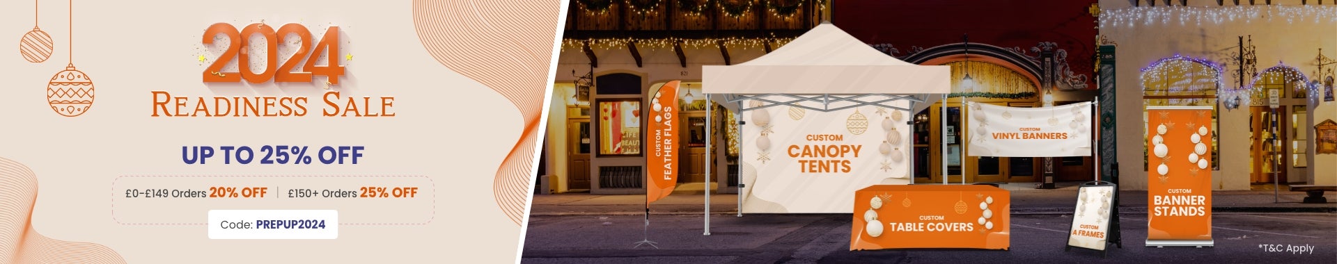 2024 Readiness Sale with Up to 25% off Sitewide | BannerBuzz