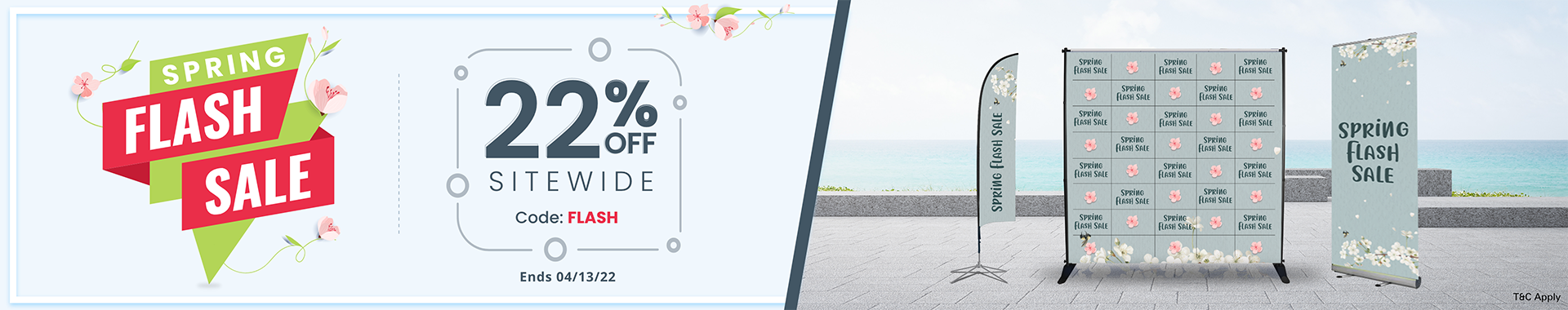 Spring Flash Sale | 22% Off Sitewide | BannerBuzz
