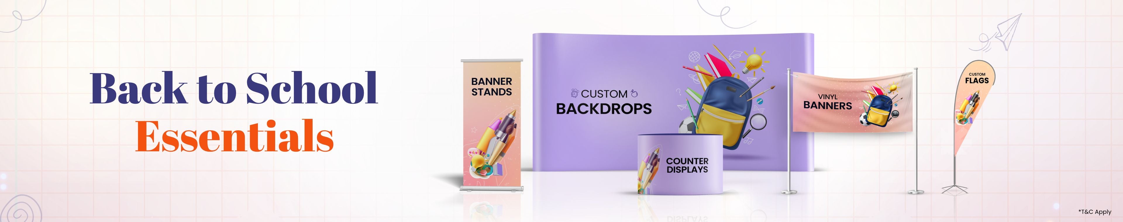 Back to School Essentials | BannerBuzz