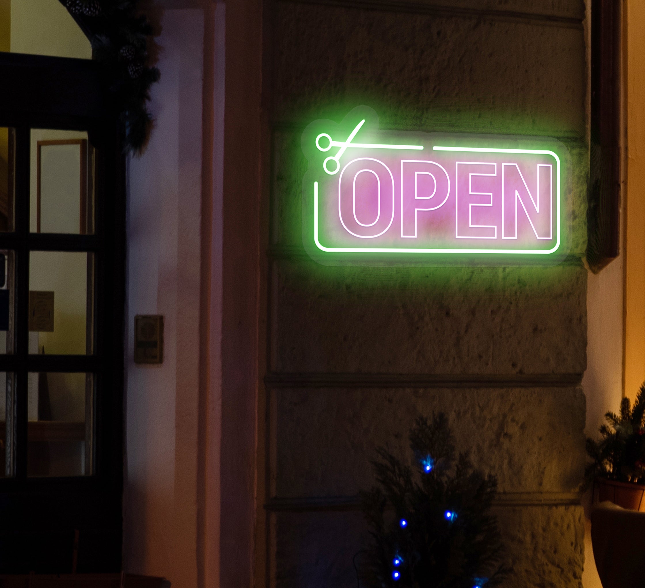 Hair Salon Open LED Neon Signs | BannerBuzz UK