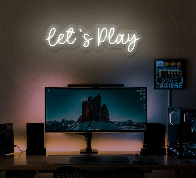 Gamers Neon Signs | Gaming Room Neon Lights | BannerBuzz UK