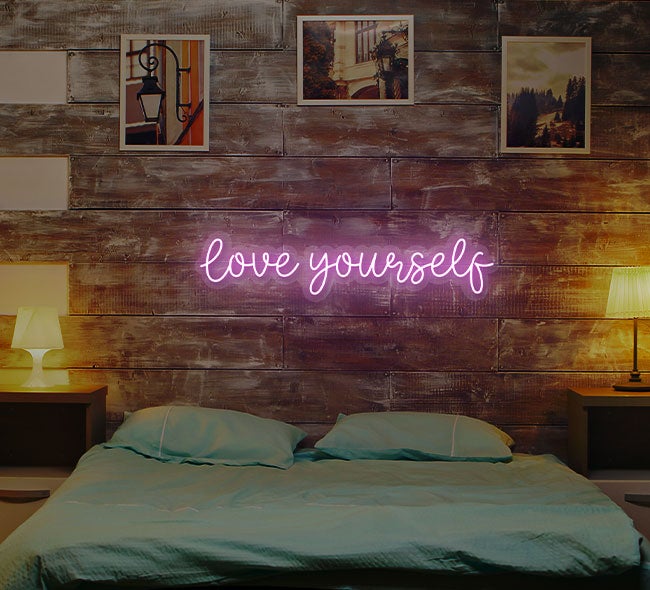 Love Yourself Neon Sign | Custom Love Yourself Neon Sign - Bannerbuzz.co.uk