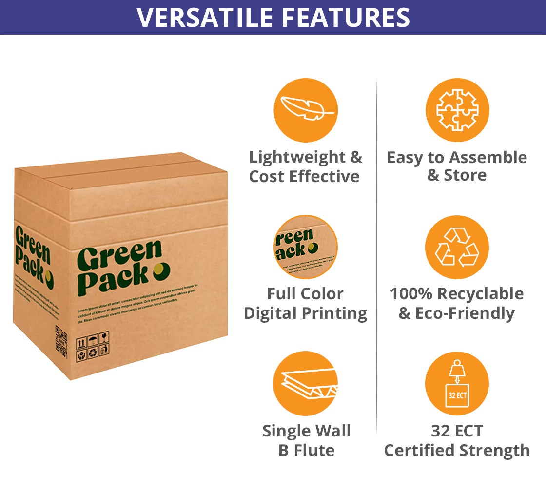 Cardboard box cost store