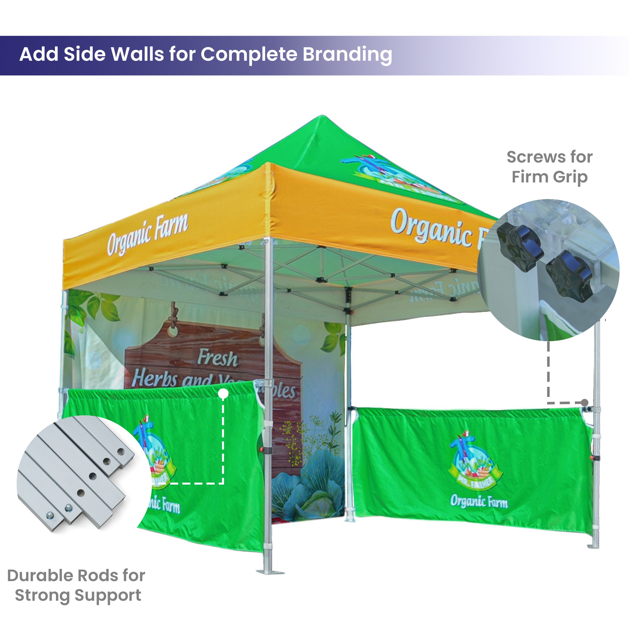 Fake Branded Tent Buy 10'x10' Custom Canopy Tent At Best Price