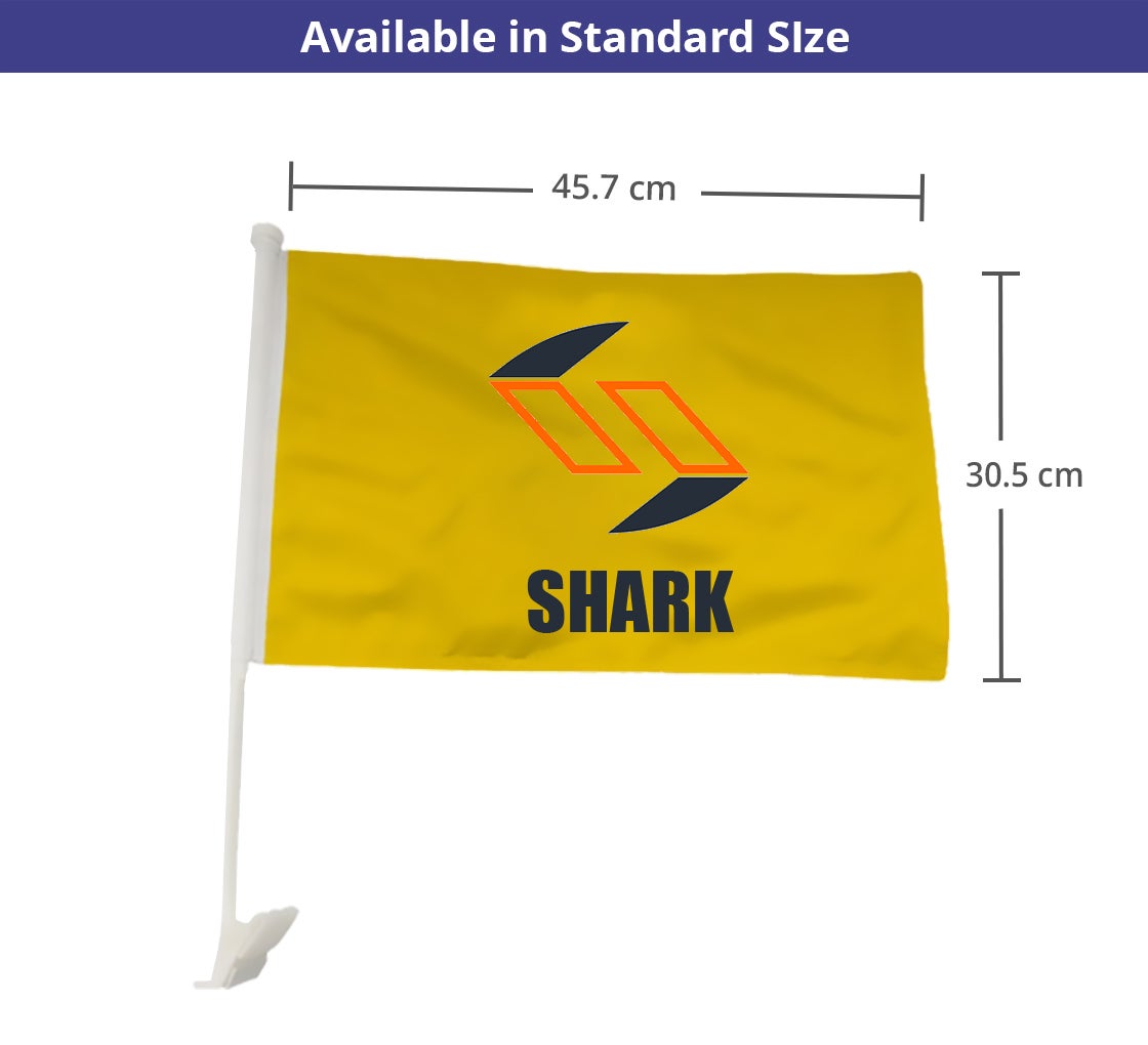 Custom Made Car Flags | Car Window Flags | BannerBuzz