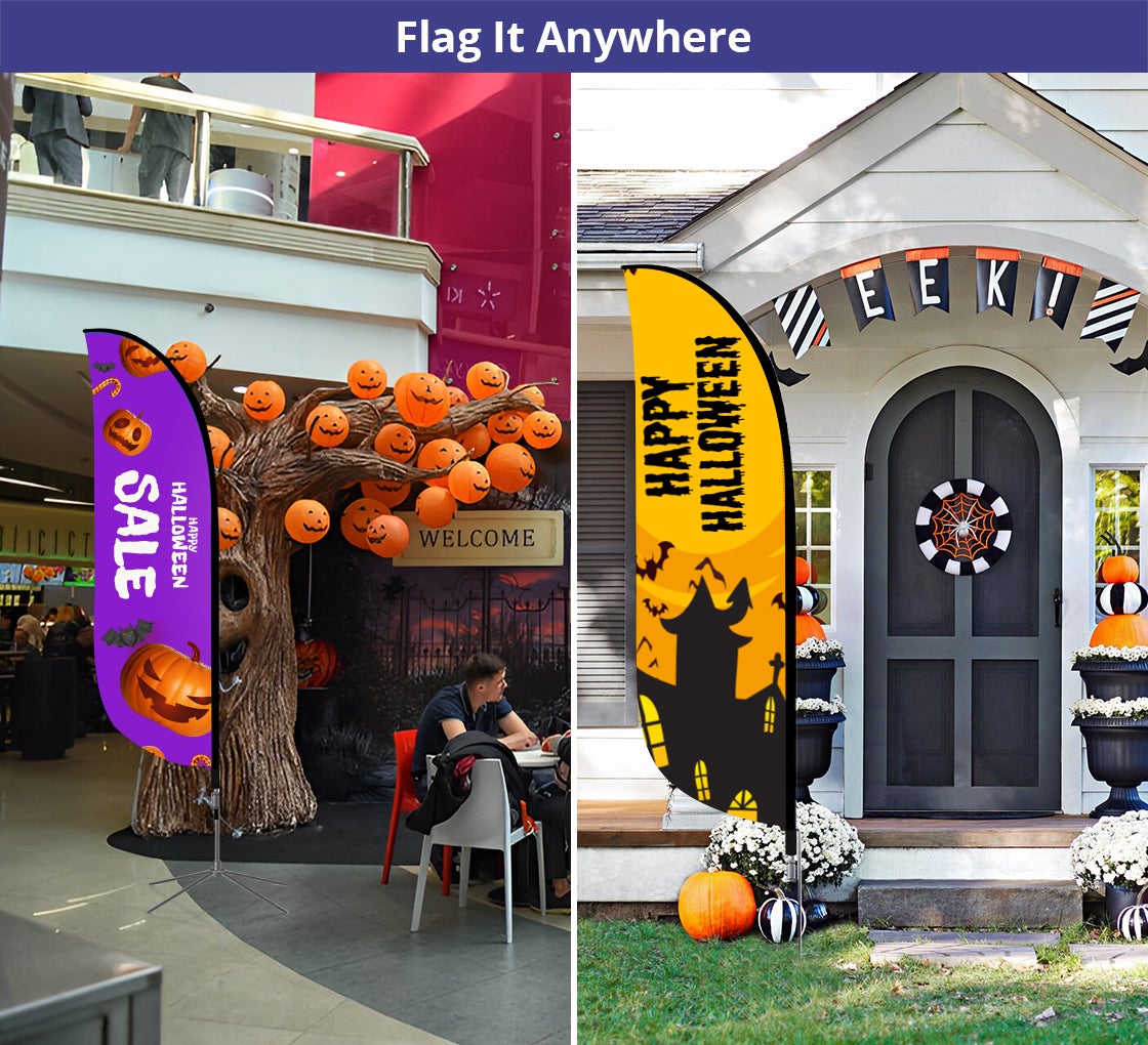 Flag For Flagpole LHSION Happy Halloween House Flag 28 X 40 Inch ...