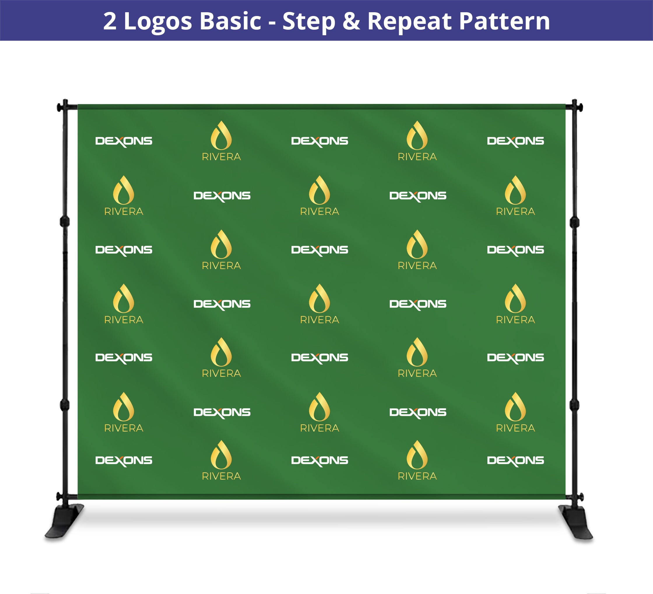 Step And Repeat One Logo Backdrops Event Step And Repeat Backdrop
