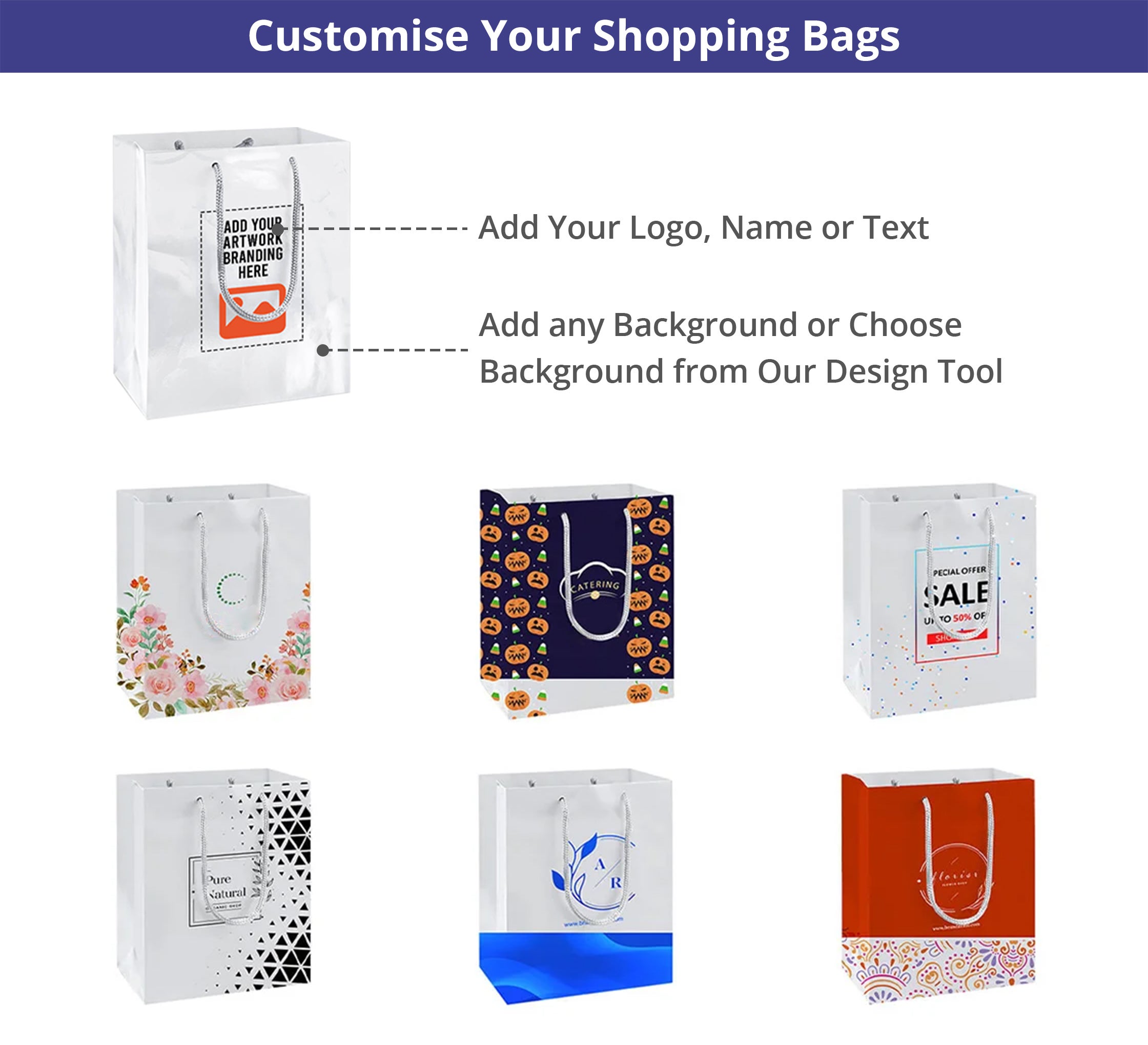 Printed Gloss Paper Bags