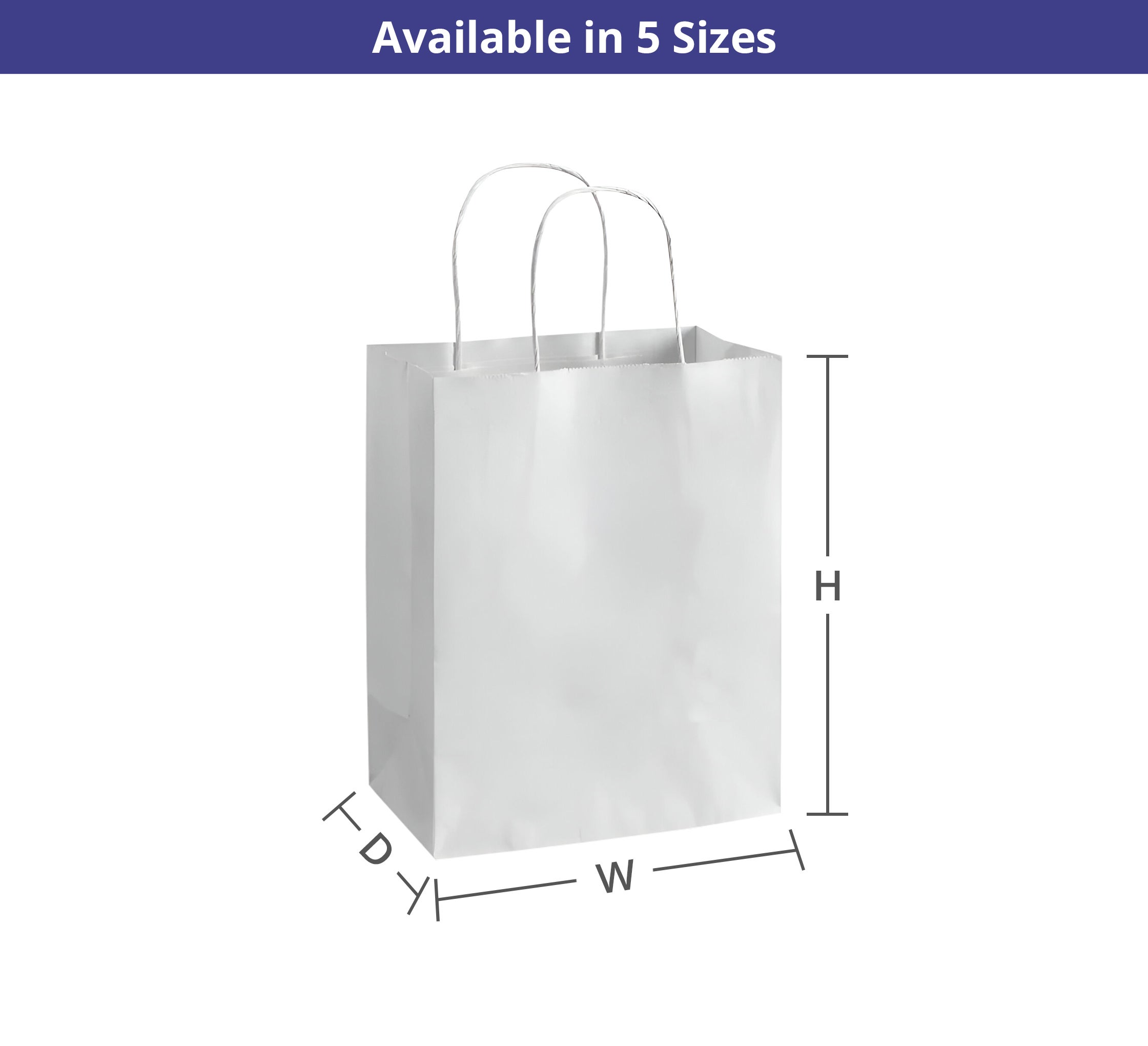 White Paper Shopping Bags