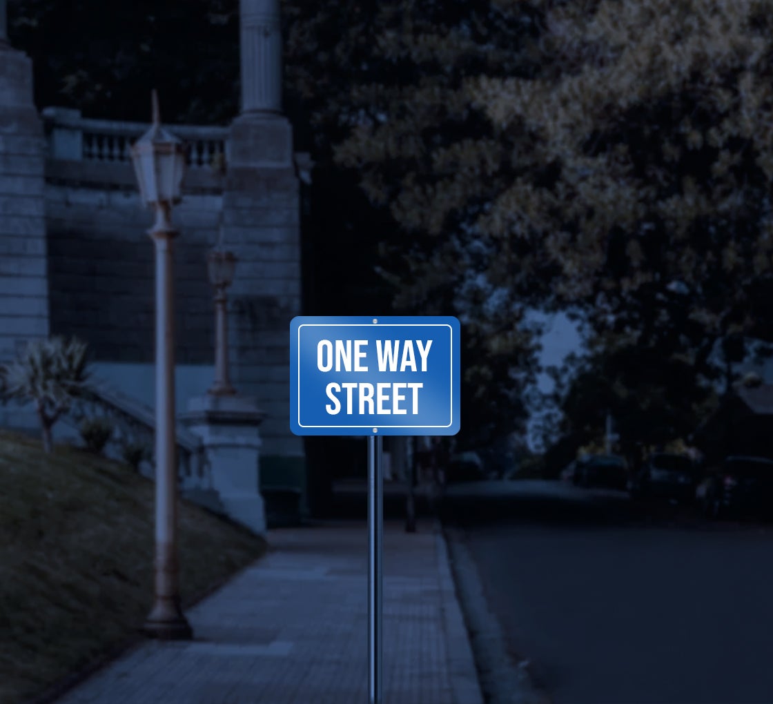 Glare Images Of Street Signs Lincoln Transportation And Utilities