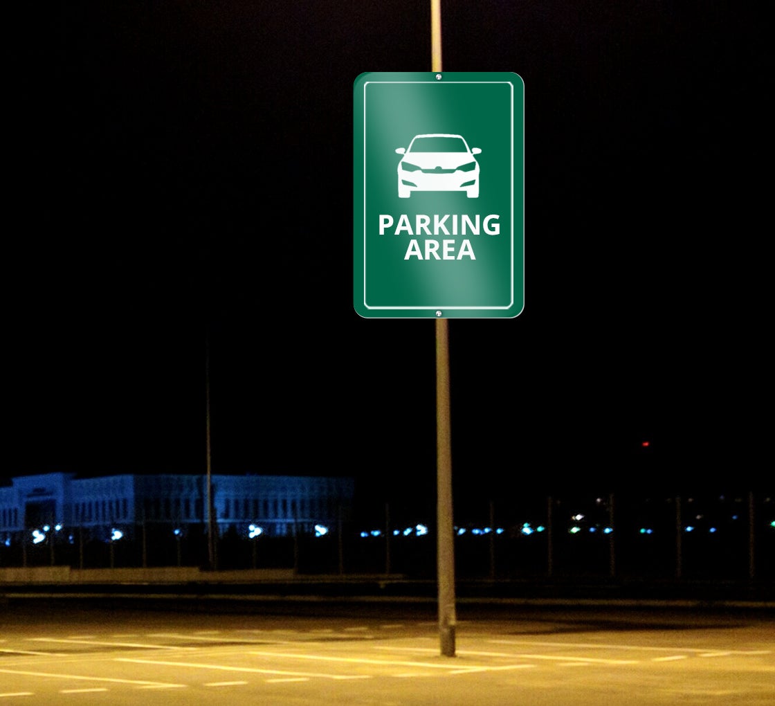 Led Parking Lot Sign Pdf Assemble 1:64 Diorama LED Lighting Garage