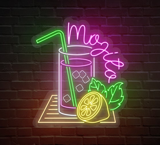 Mojito neon sign | Custom Mojito neon sign - Bannerbuzz.co.uk