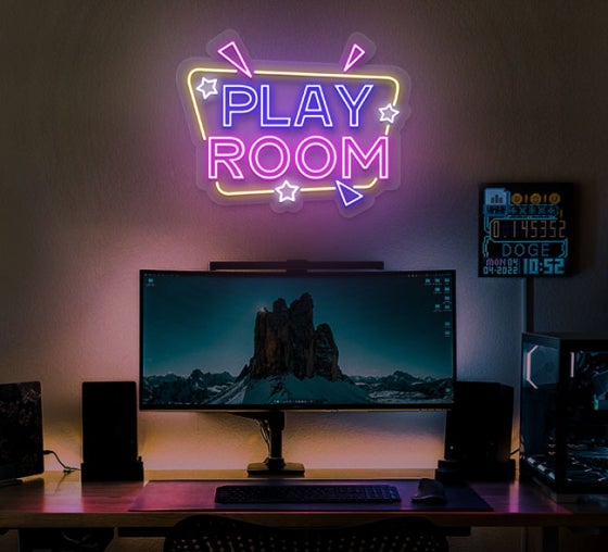 Play Room Neon Sign | Custom Play Room Neon Sign - Bannerbuzz.co.uk