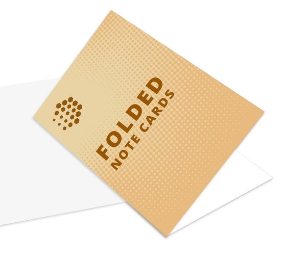 Folded Note Cards | Personalized Foldover Note Cards