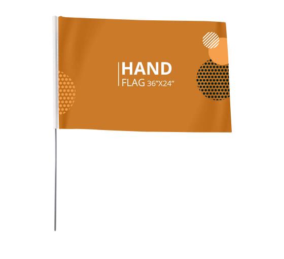 Buy Custom Hand Waving Flags online in United Kindom - Banner Buzz UK