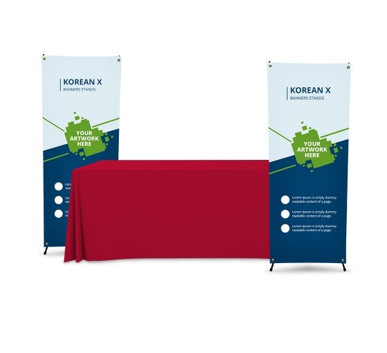 X Style Banner Stand | Trade Show Table Displays | BannerBuzz
