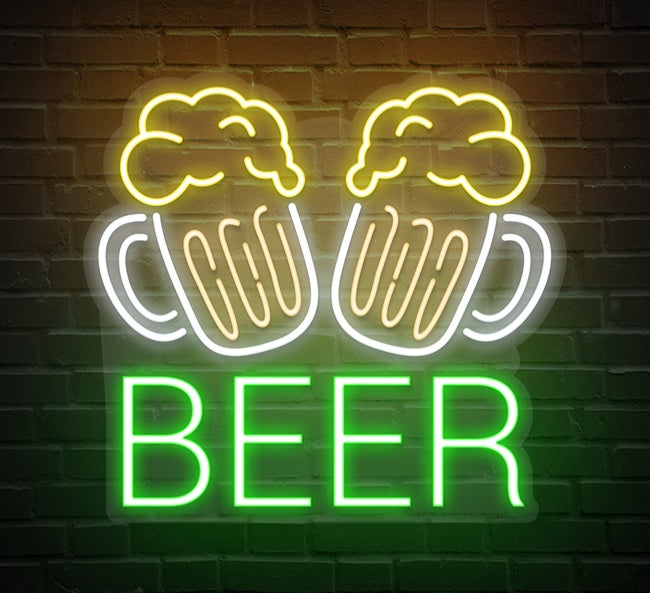 Beer Neon Sign | Custom Beer Neon Sign - Bannerbuzz.co.uk