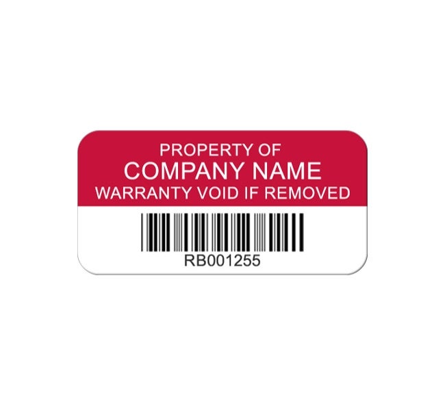 Tamper - Proof Void Asset Labels | Custom Tamper - Proof Void Asset ...