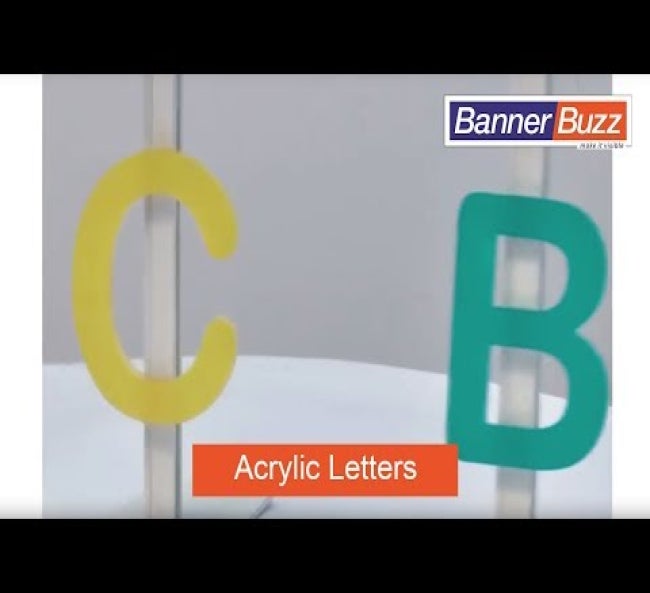 Acrylic Letters | Acrylic Signs, Numbers, Letters - Bannerbuzz
