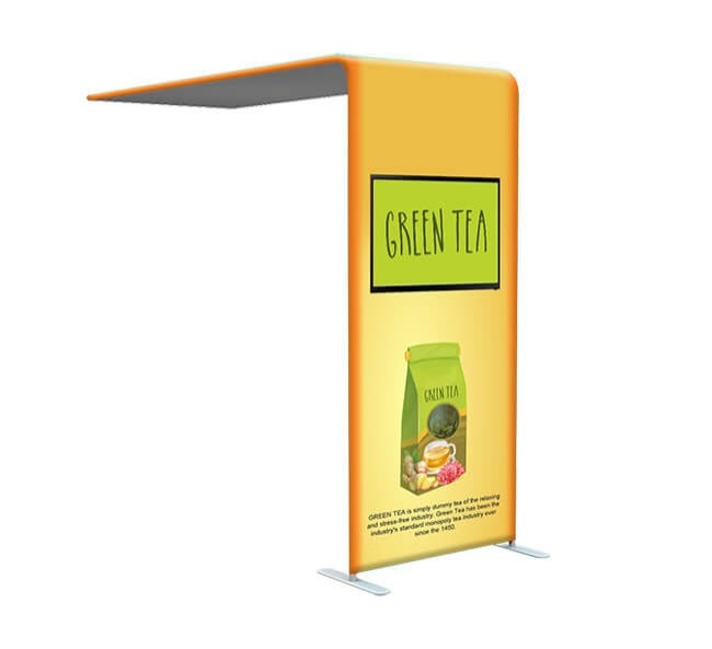 L shaped Tube Arch Fabric Display | Custom L shaped Tube Arch Fabric ...