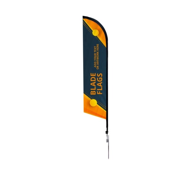 Custom Blade Flags and Wind Blade Flags for Advertising - Banner Buzz UK