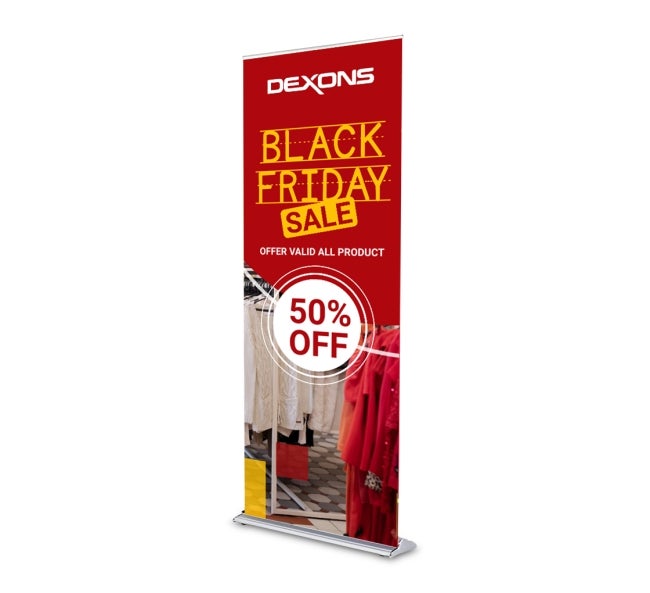 Buy Silverstep 36'' Retractable Banner Stand - Get 20% Off | BannerBuzz